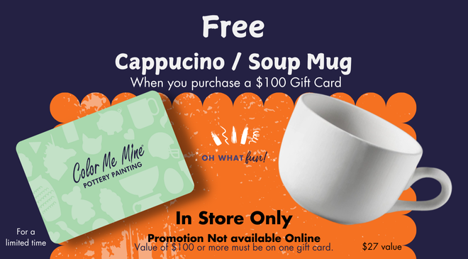 Free Mug w/Gift Card - Daly City